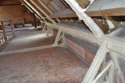 Cold bridge insulation - foam kits for solving thermal bridges