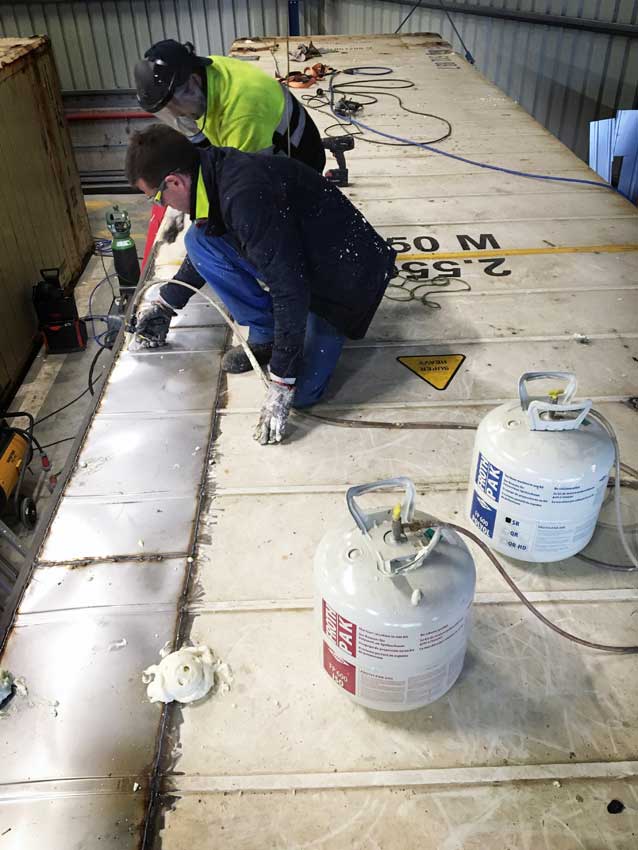 Isolation de conteneurs - transformer un conteneur en bureau, piscine ...